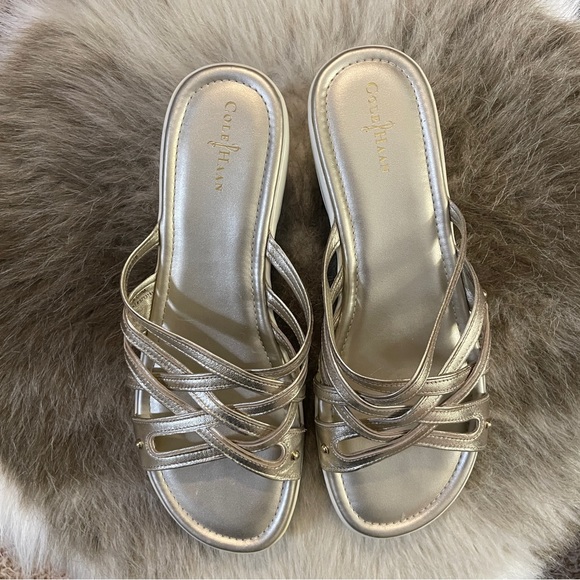 Cole Haan | Shoes | Cole Haan Nike Air Platform Strappy Wedge G Series ...